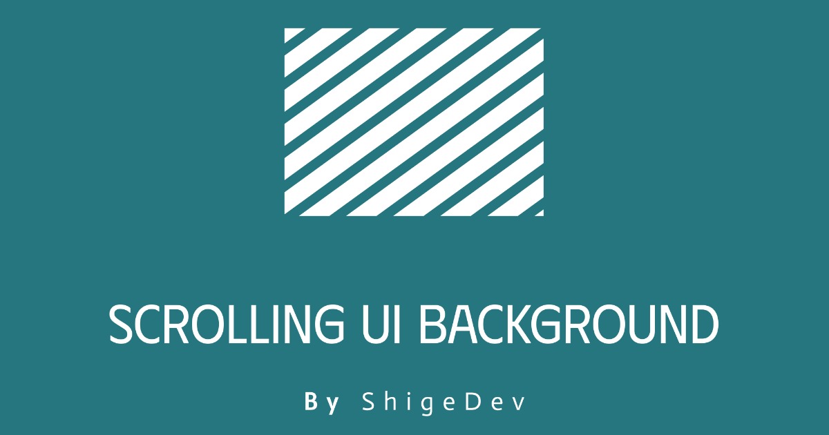 Scrolling UI Background | 2D | Unity Asset Store
