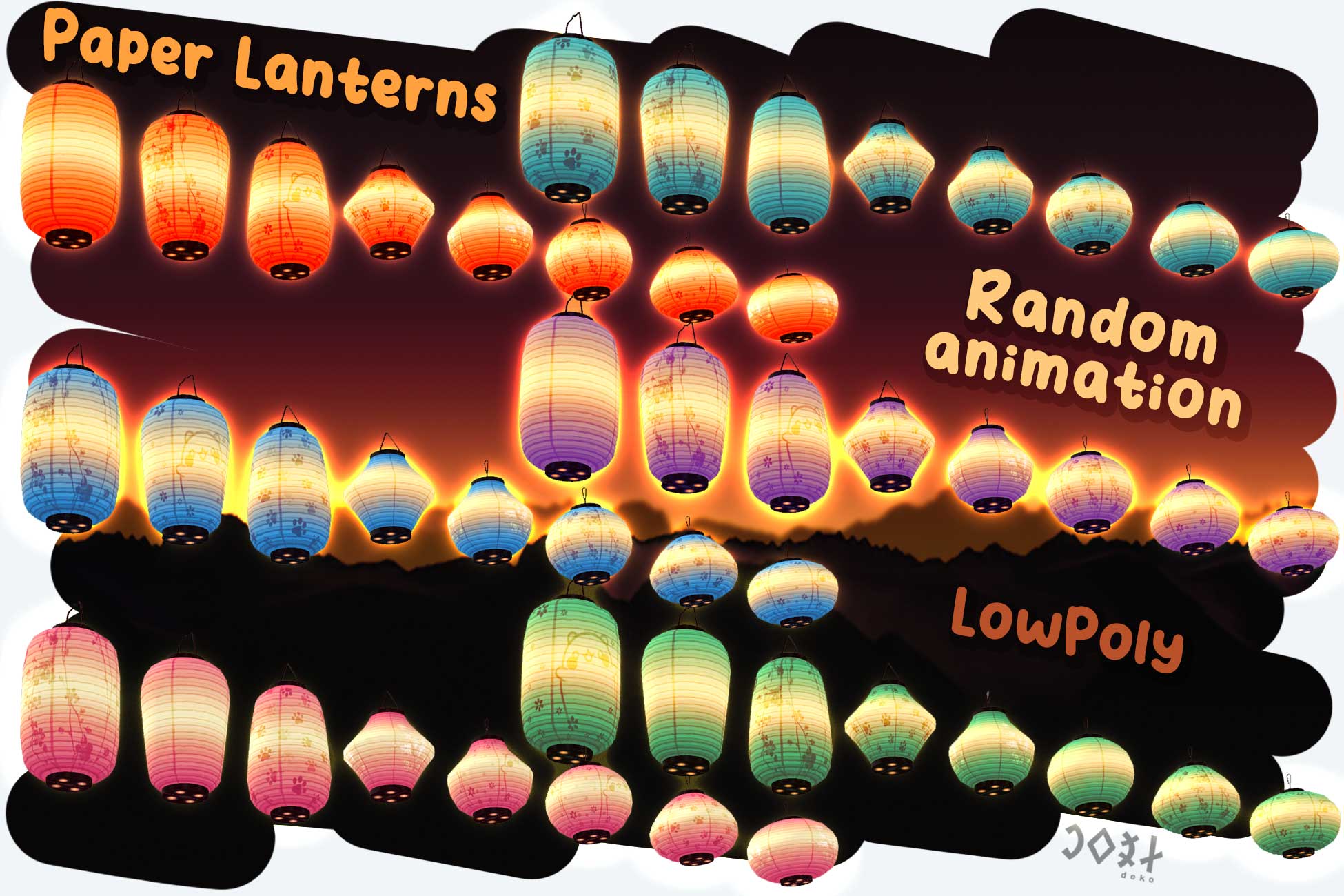 Paper Lanterns | 3D Environments | Unity Asset Store