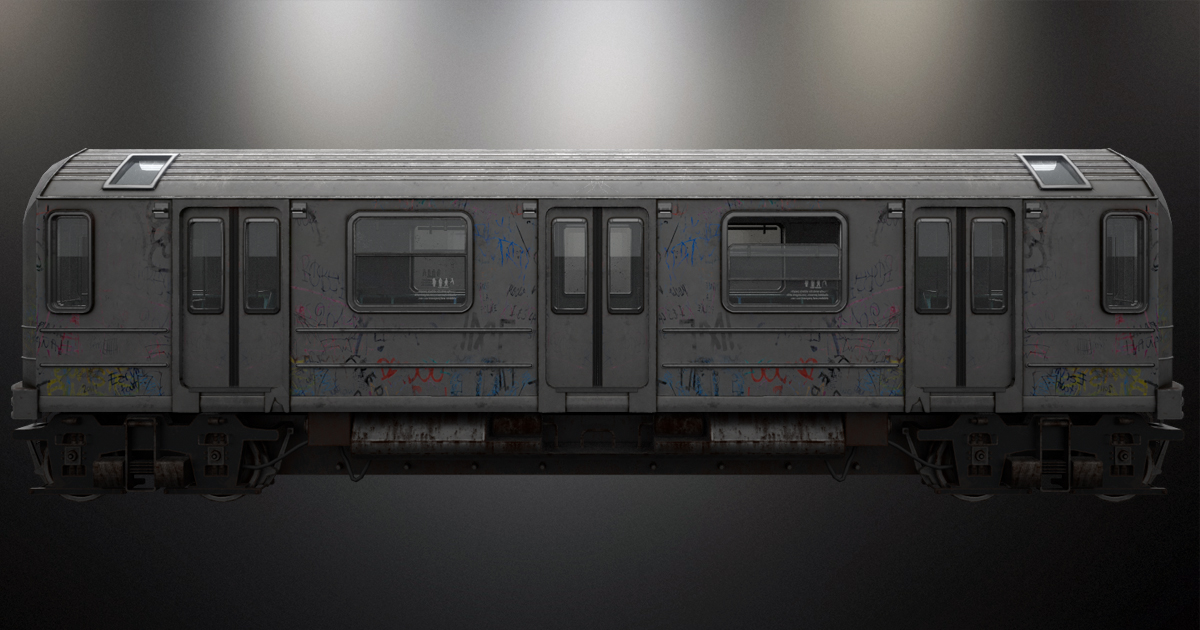 Subway - train car | 3D Industrial | Unity Asset Store