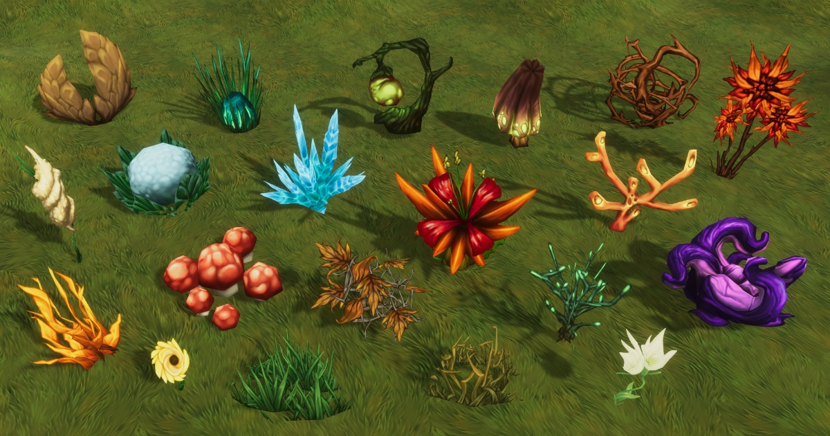 Fantasy Herbs and Plants | 3D 草木 | Unity Asset Store