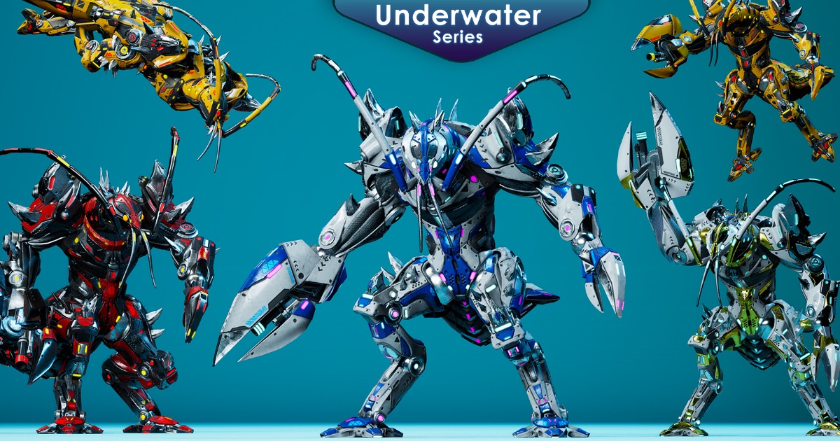 Sci-Fi Lobster | 3D Characters | Unity Asset Store