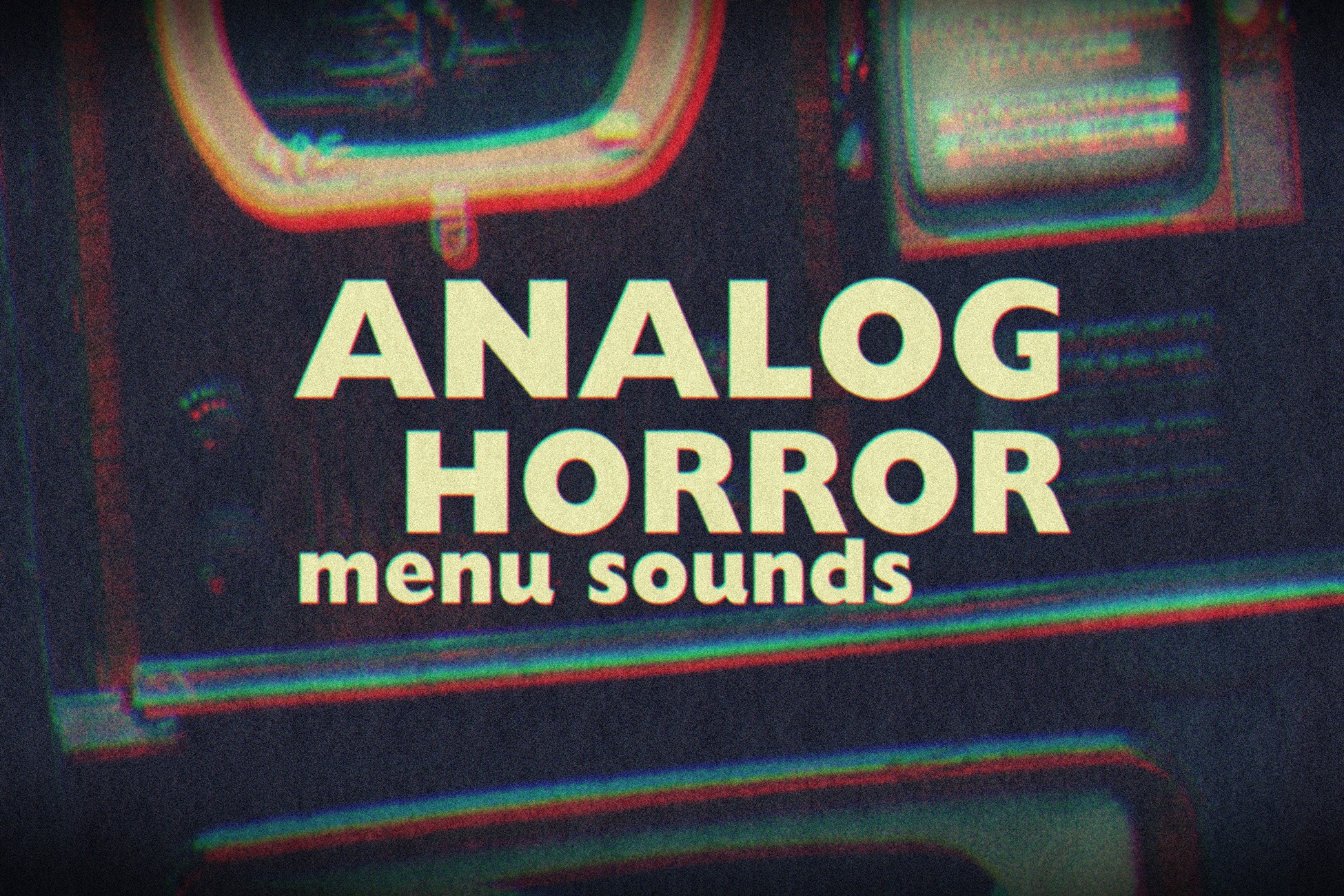 Analog Horror Menu Sounds | Audio Sound FX | Unity Asset Store