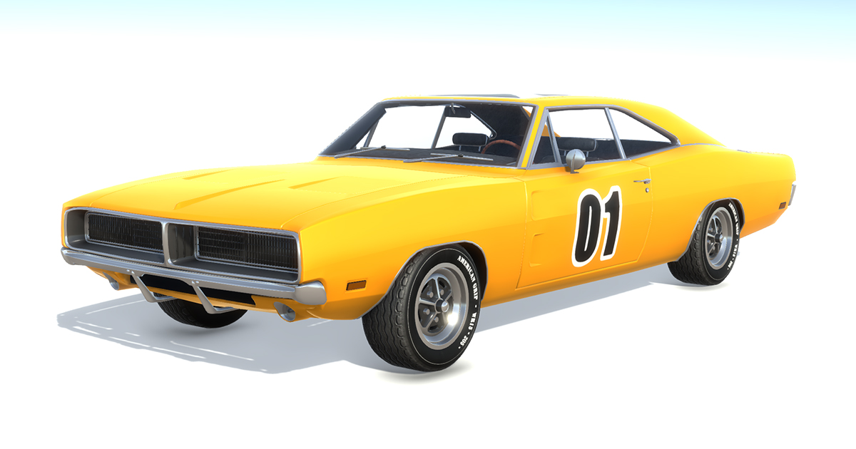 HD Car - American Muscle - 01 | 3D Land | Unity Asset Store