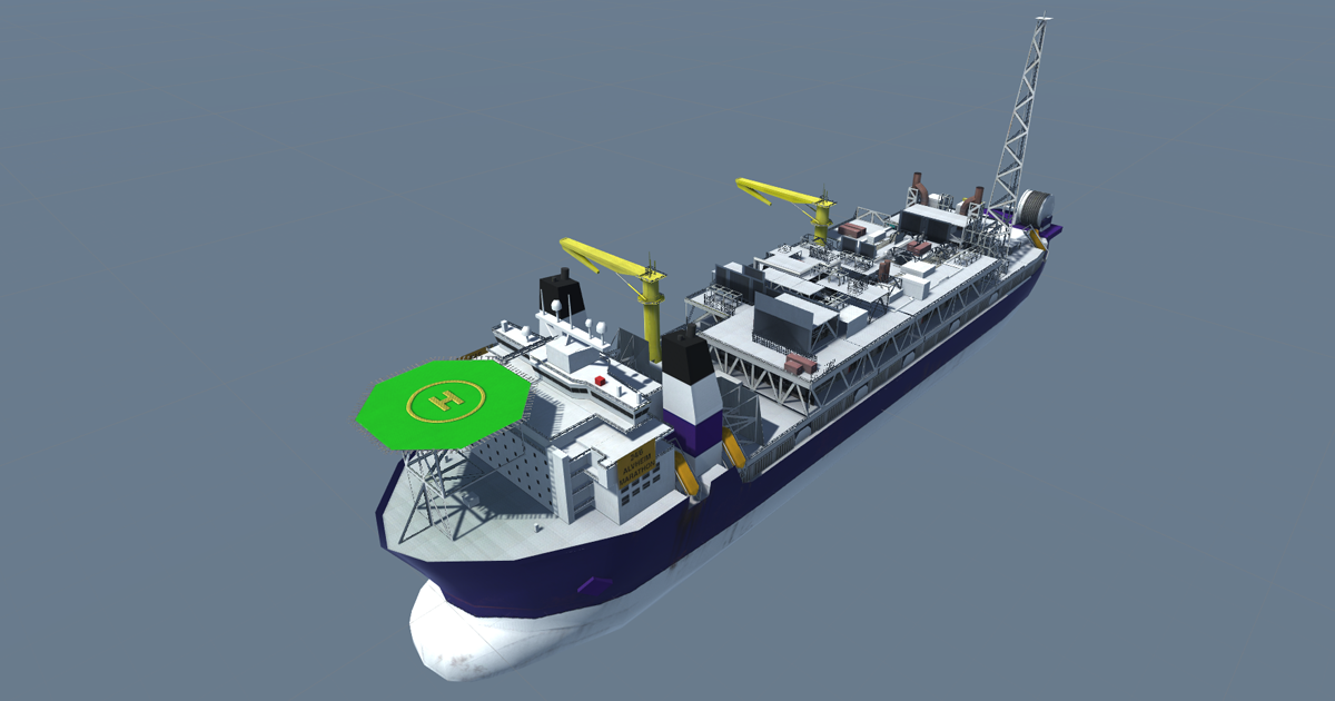 Oil Rig - FPSO Alvheim | 3D Industrial | Unity Asset Store