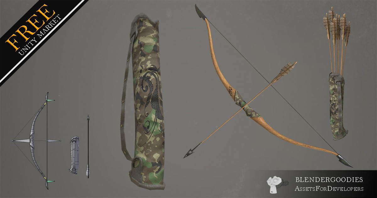 BowArrow_Animated | 3D Props | Unity Asset Store
