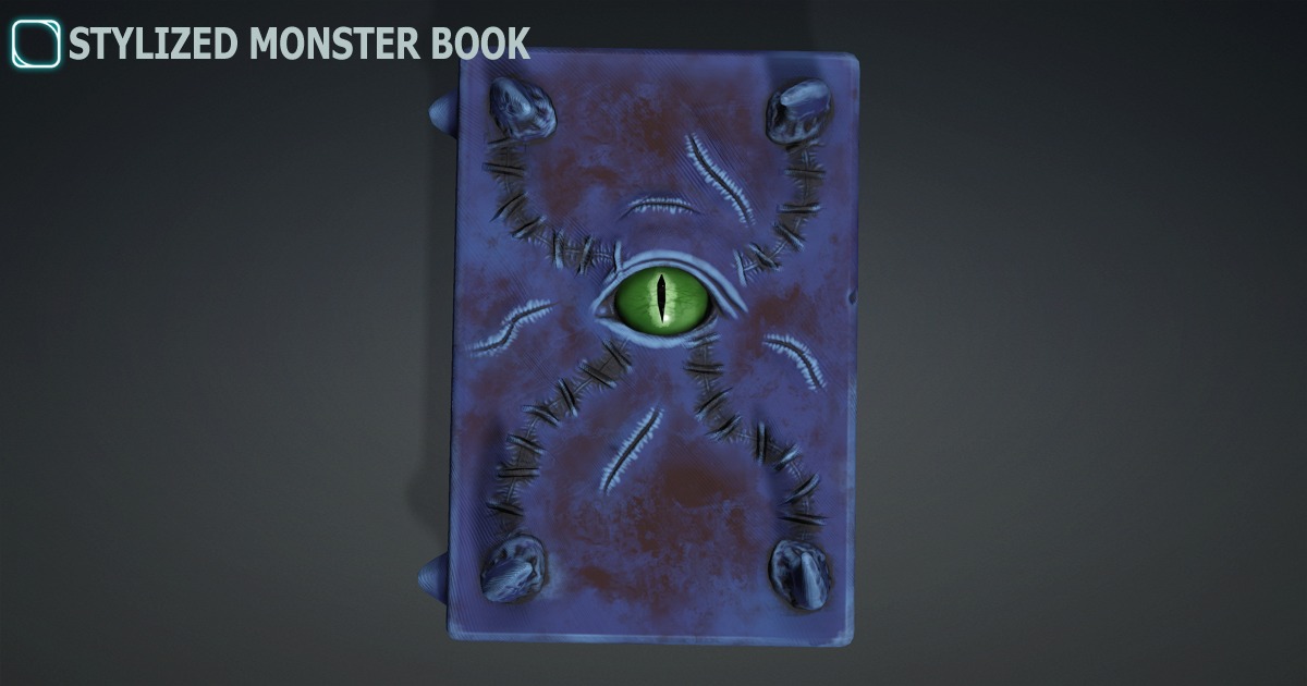 Stylized Monster Book | 3D Creatures | Unity Asset Store