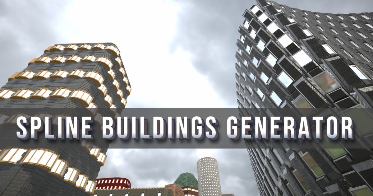 Spline Buildings Generator | Level Design | Unity Asset Store