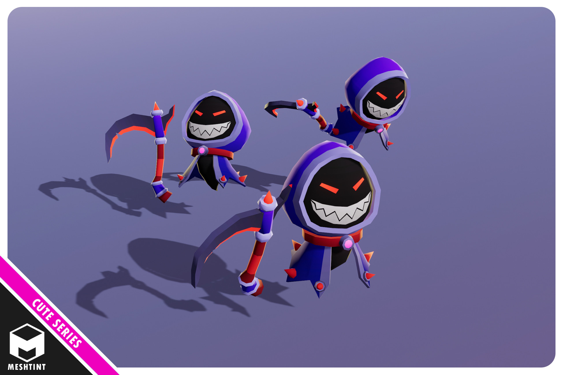 Grim Reaper Cute Series | 3D 생물 | Unity Asset Store