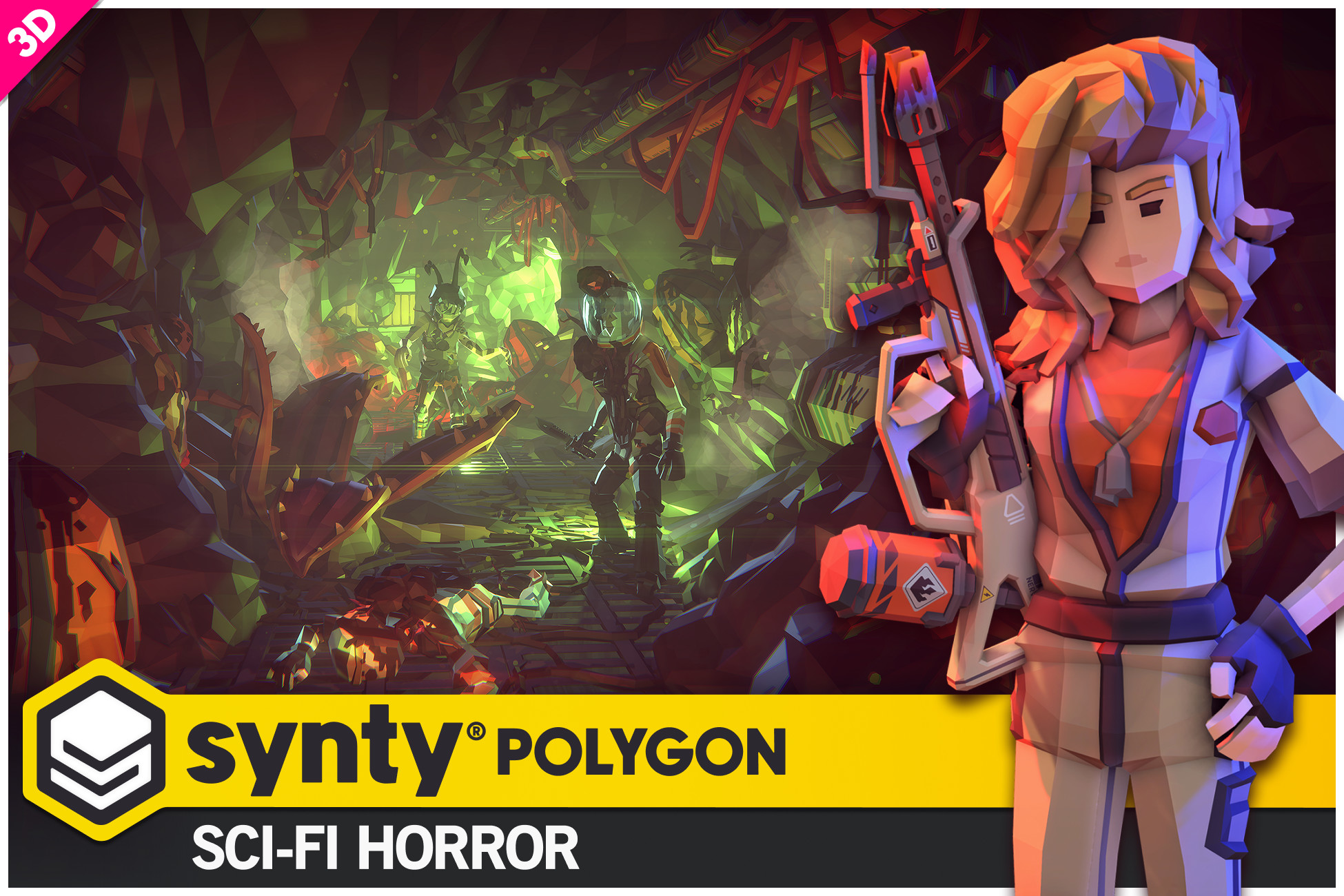 POLYGON - Sci-Fi Horror Pack - Art by Synty | 3D Sci-Fi | Unity Asset Store