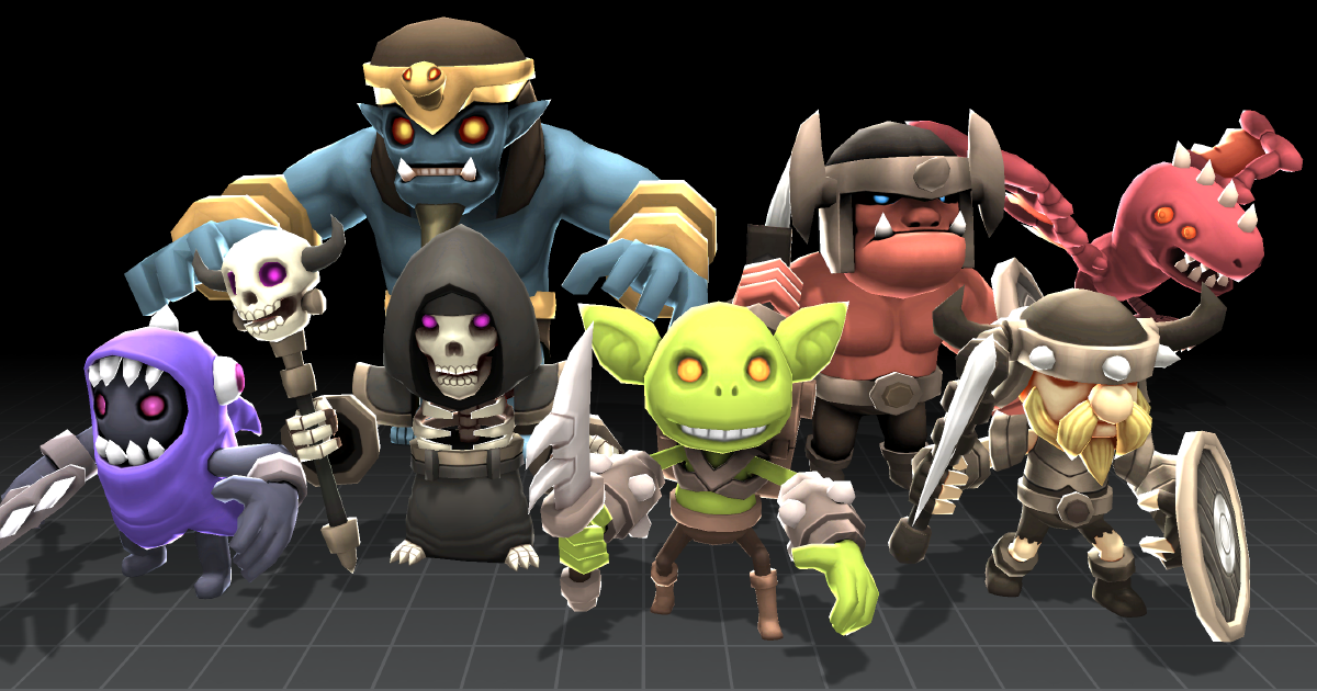 MS - Monsterset 05 | 3D Creatures | Unity Asset Store