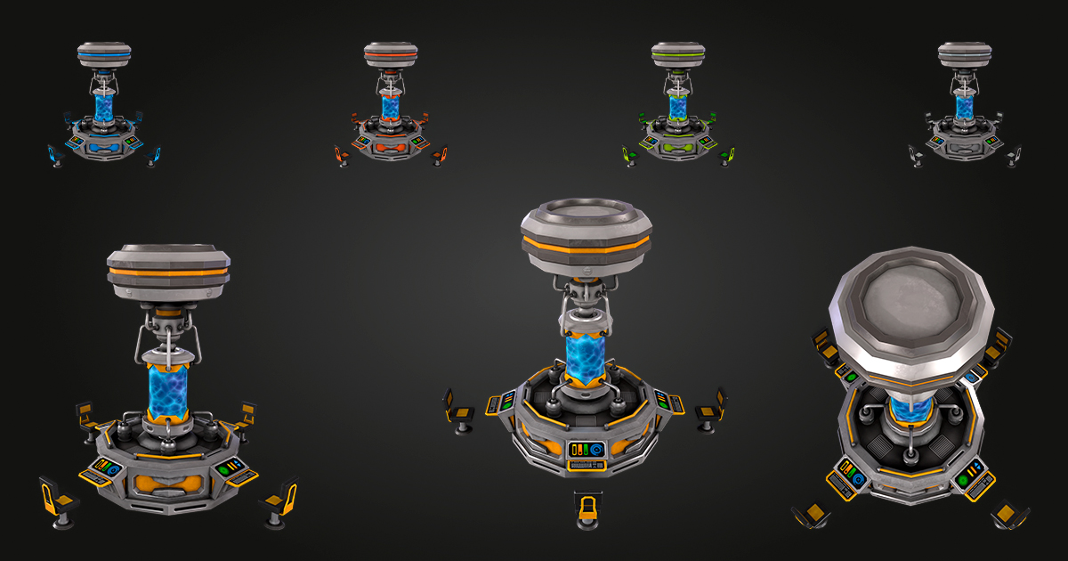 SCI-FI Chemical Laboratory Vol. 1 | 3D Props | Unity Asset Store
