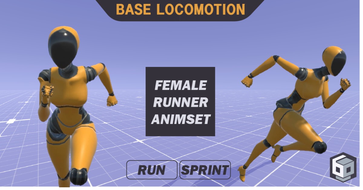 Female Runner Animset - Free Run&Sprint | 3D Animations | Unity Asset Store
