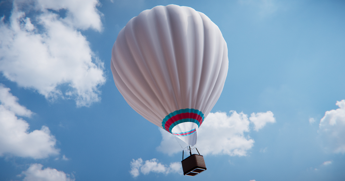 PBR Hot Air Balloon | 3D Air | Unity Asset Store