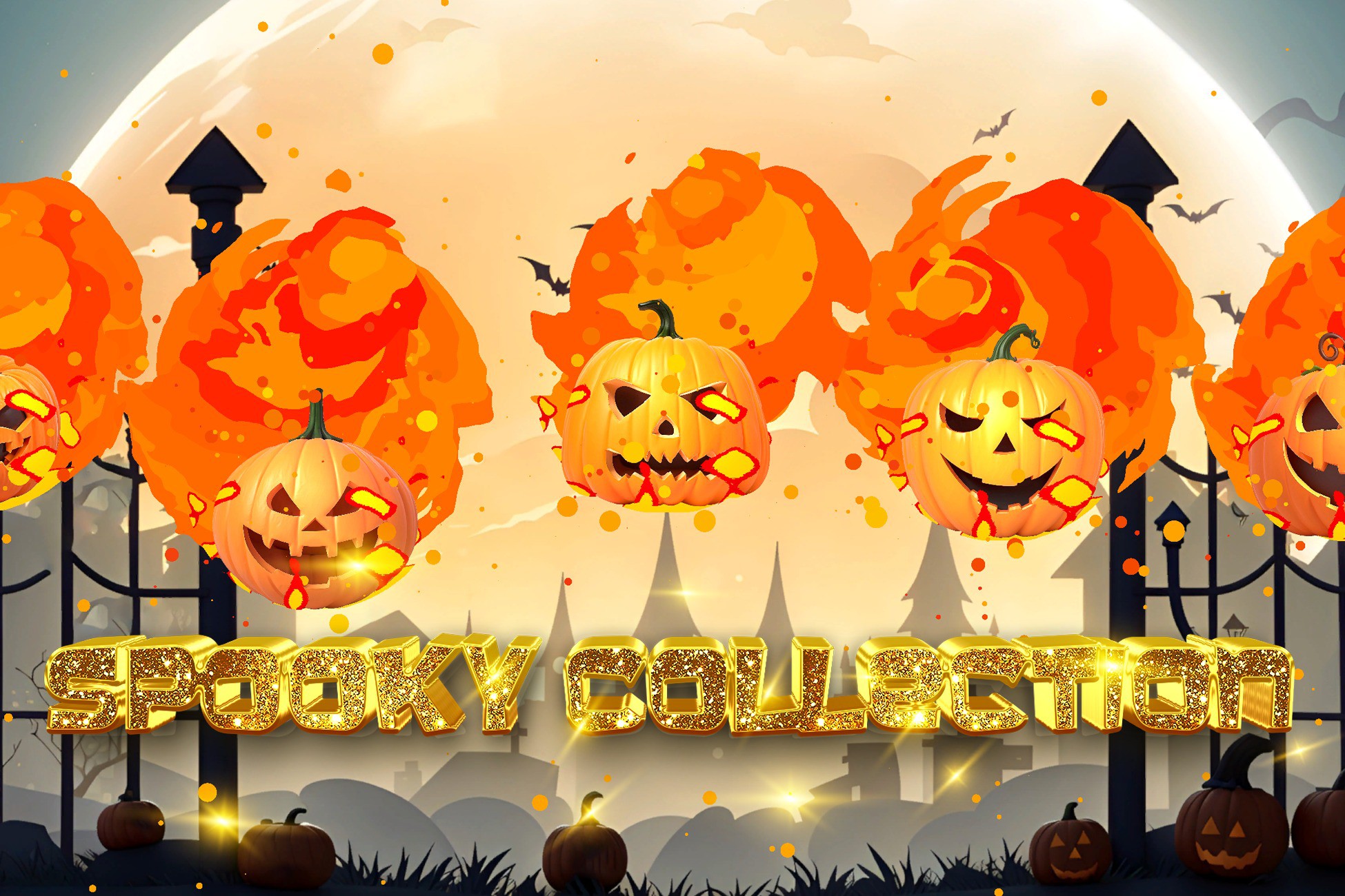 2D Spooky Pack | Halloween Pumpkins | Haunted Houses | Ghosts and Spirits | 2D Environments ...