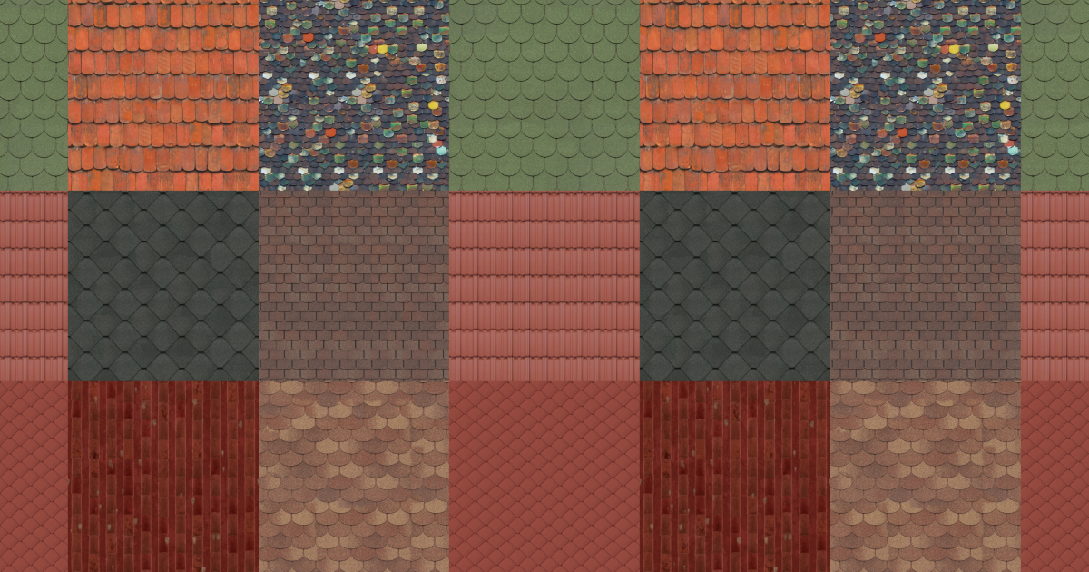 4K Roof Textures | 2D Roofing | Unity Asset Store