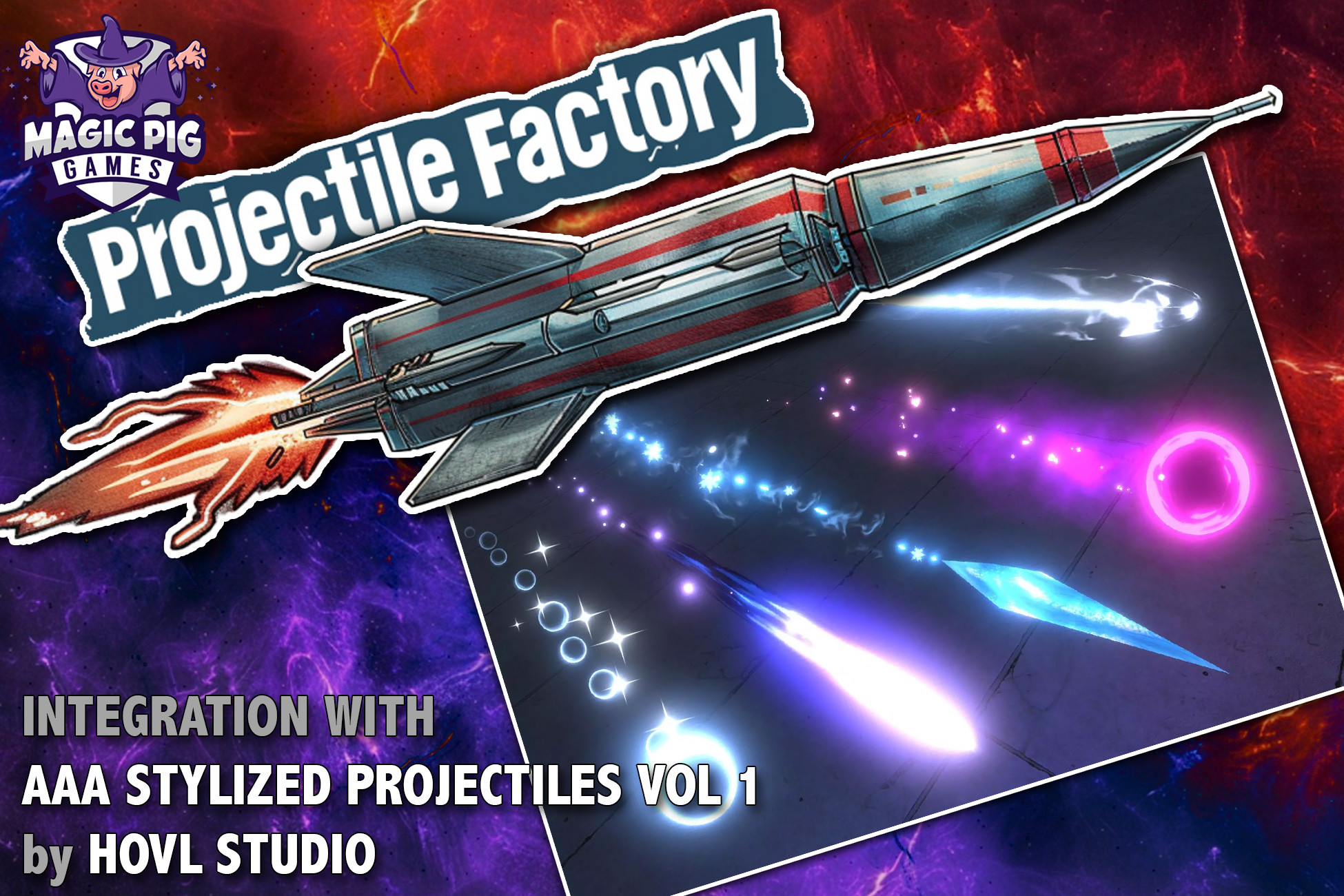 Projectile Factory for AAA Projectiles Vol. 2 by HOVL Studio | VFX ...
