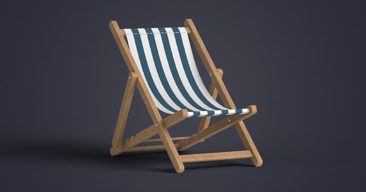Beach Chair, Deck Chair | 3D Props | Unity Asset Store
