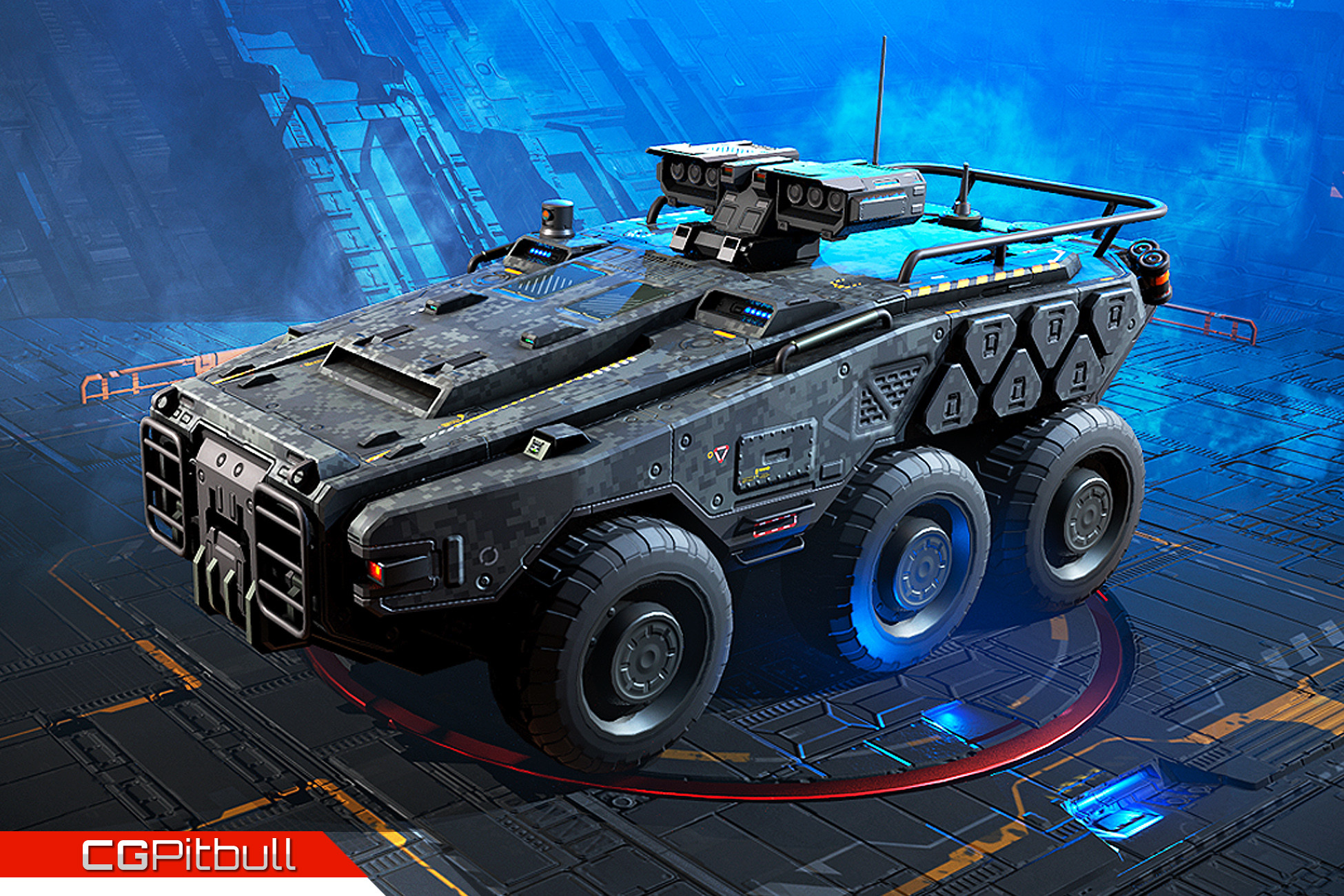 RTS.23 - Armoured 6X6 | 3D Land | Unity Asset Store