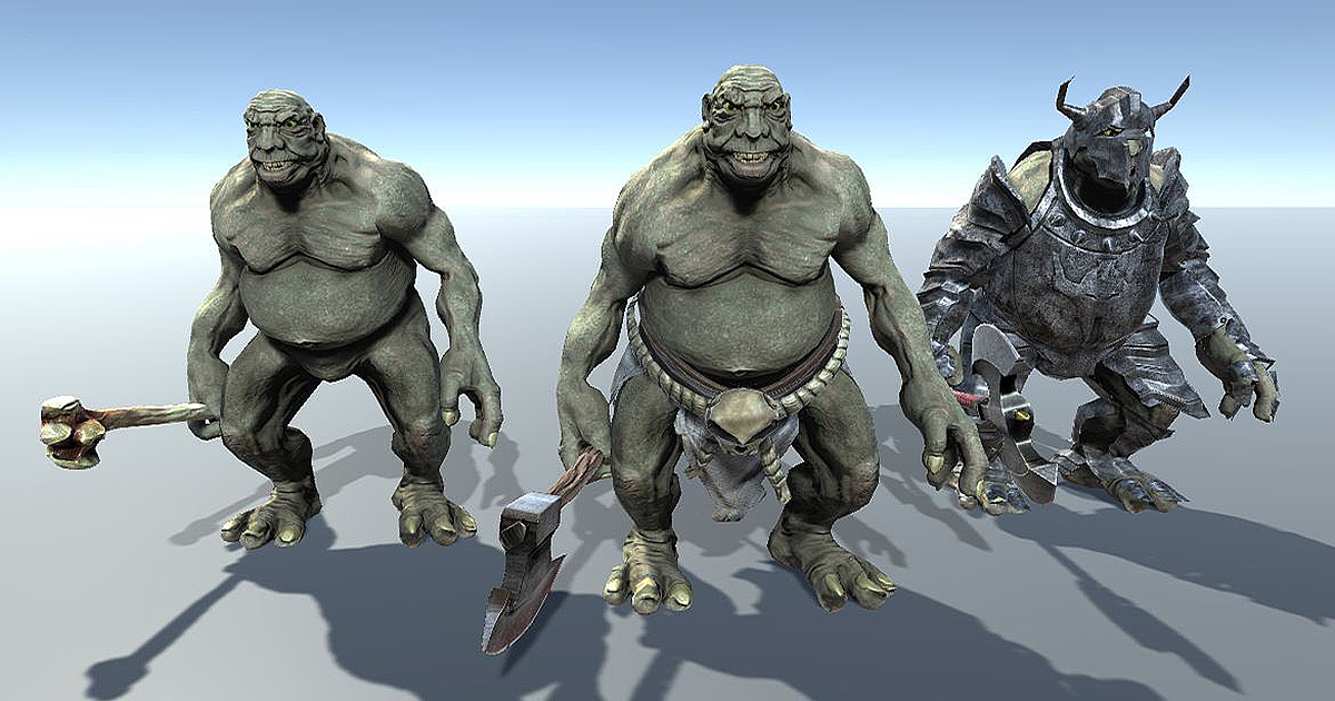Ogre Pack | 3D Characters | Unity Asset Store