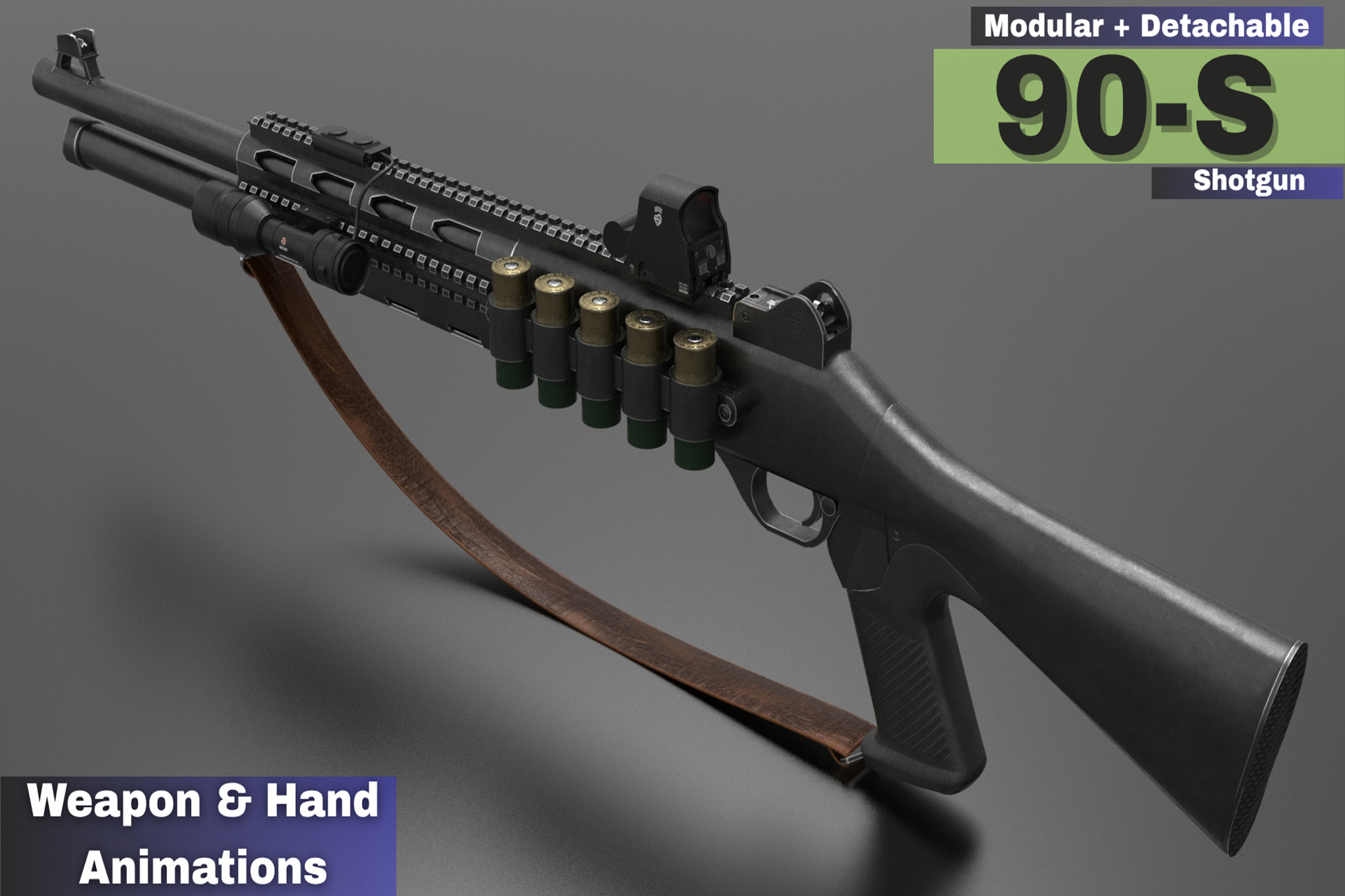 Shotgun 90 (Fps - Tps) | 3D Weapons | Unity Asset Store