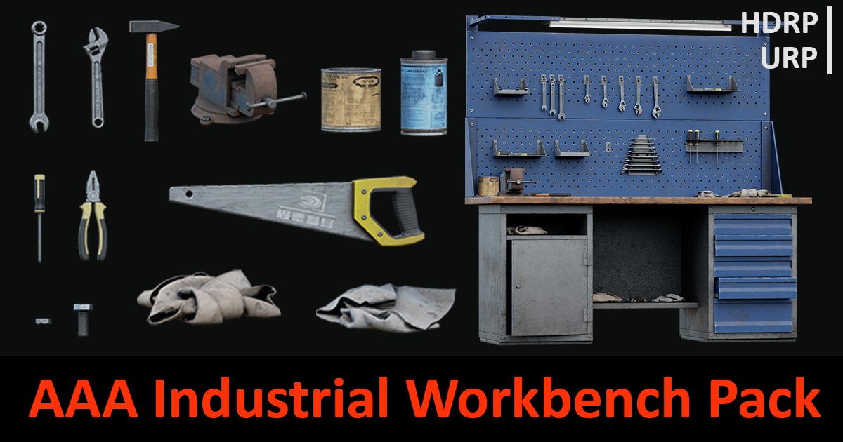 Industrial Workbench Pack | 3D Industrial | Unity Asset Store