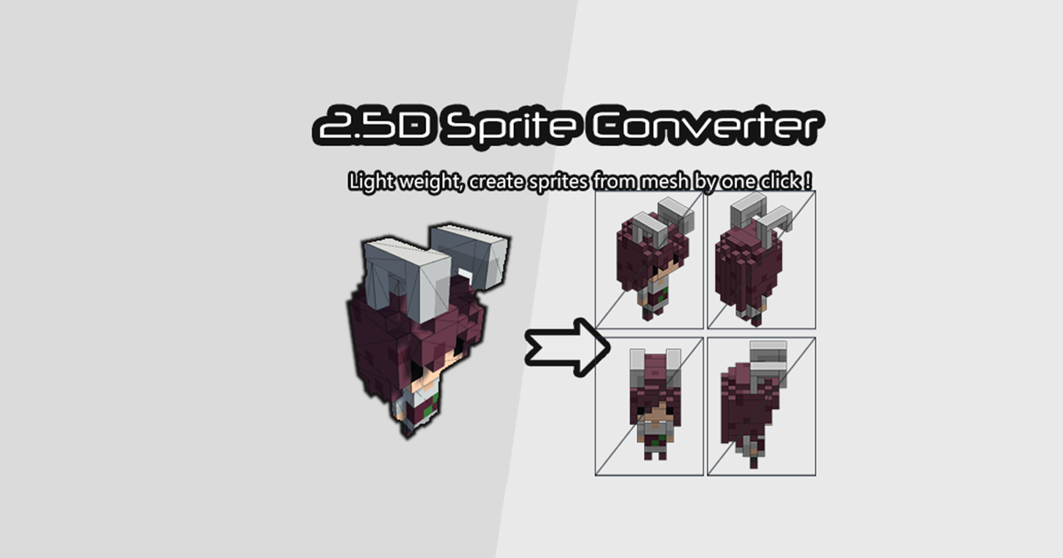 2.5D Sprite Converter | Game Toolkits | Unity Asset Store 2.5D Sprite Converter | Game Toolkits | Unity Asset Store