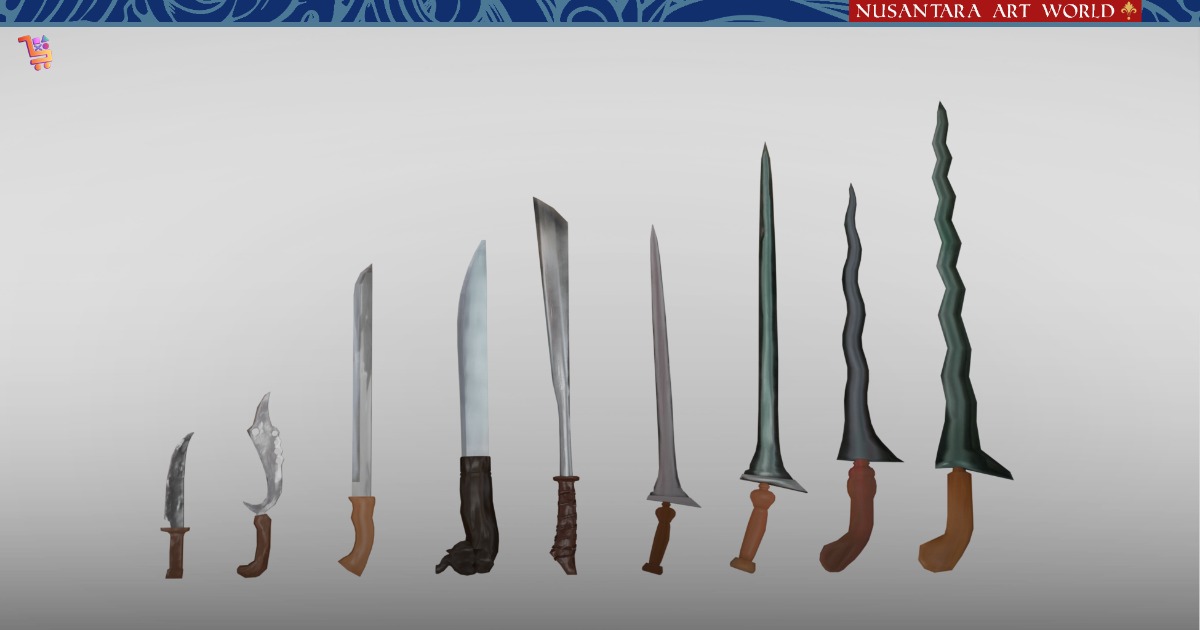 Nusantara Blades & Daggers (Starter Pack) | 3D Weapons | Unity Asset Store