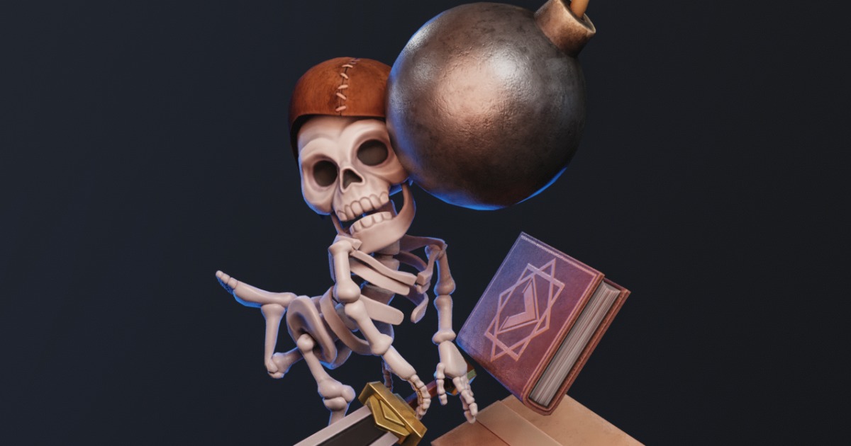 cute Skull Pbr | 3D Creatures | Unity Asset Store