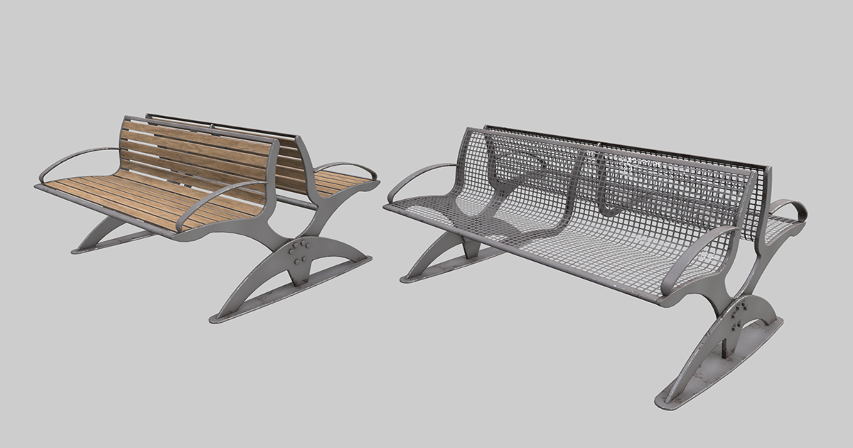Bench | 3D Exterior | Unity Asset Store