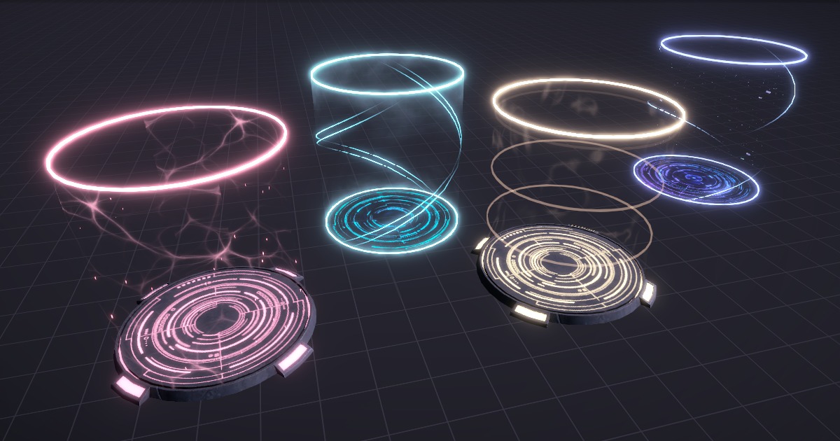 Sci-Fi Teleport VFX Pack | VFX | Unity Asset Store