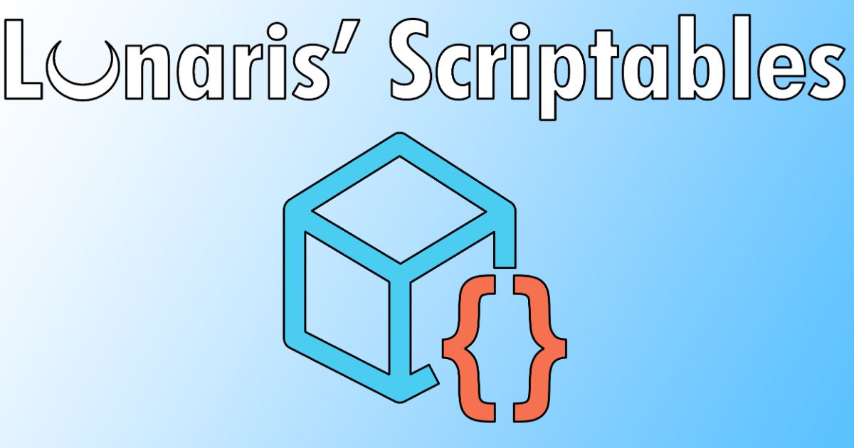 Lunaris' Scriptables | Utilities Tools | Unity Asset Store