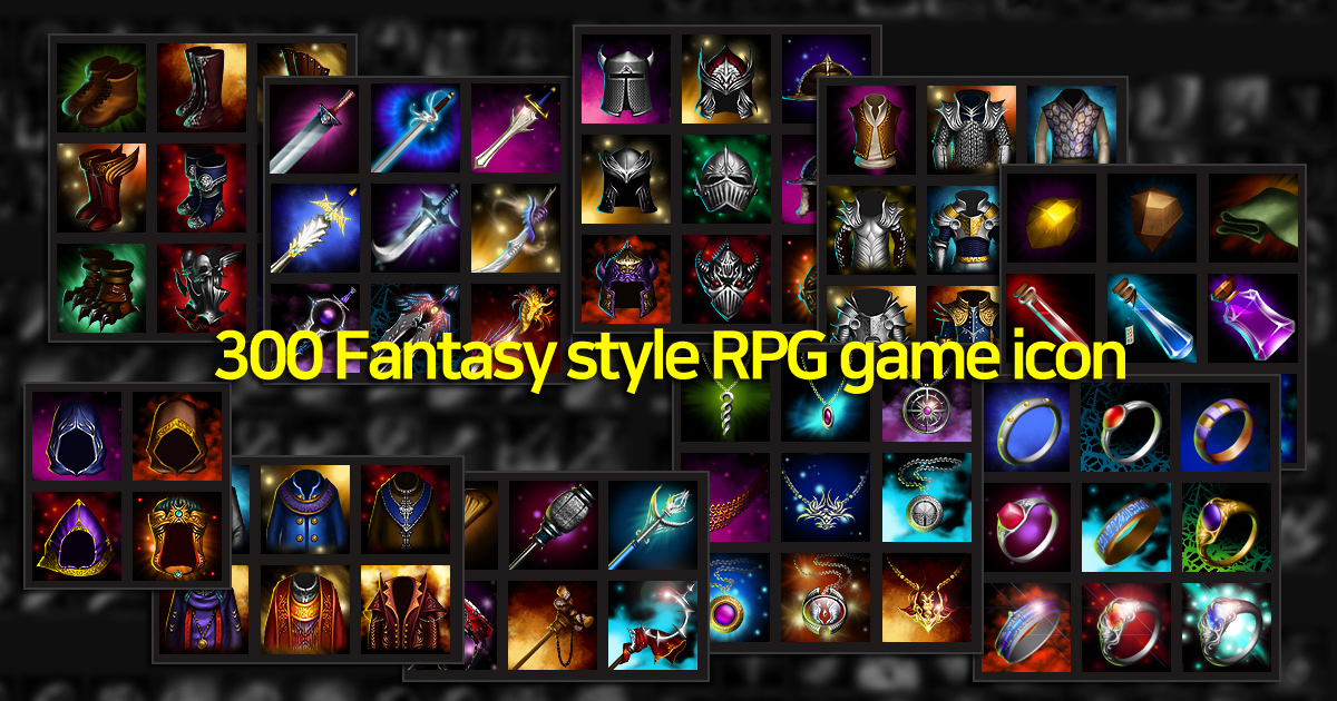 RPG icon set | 2D アイコン | Unity Asset Store