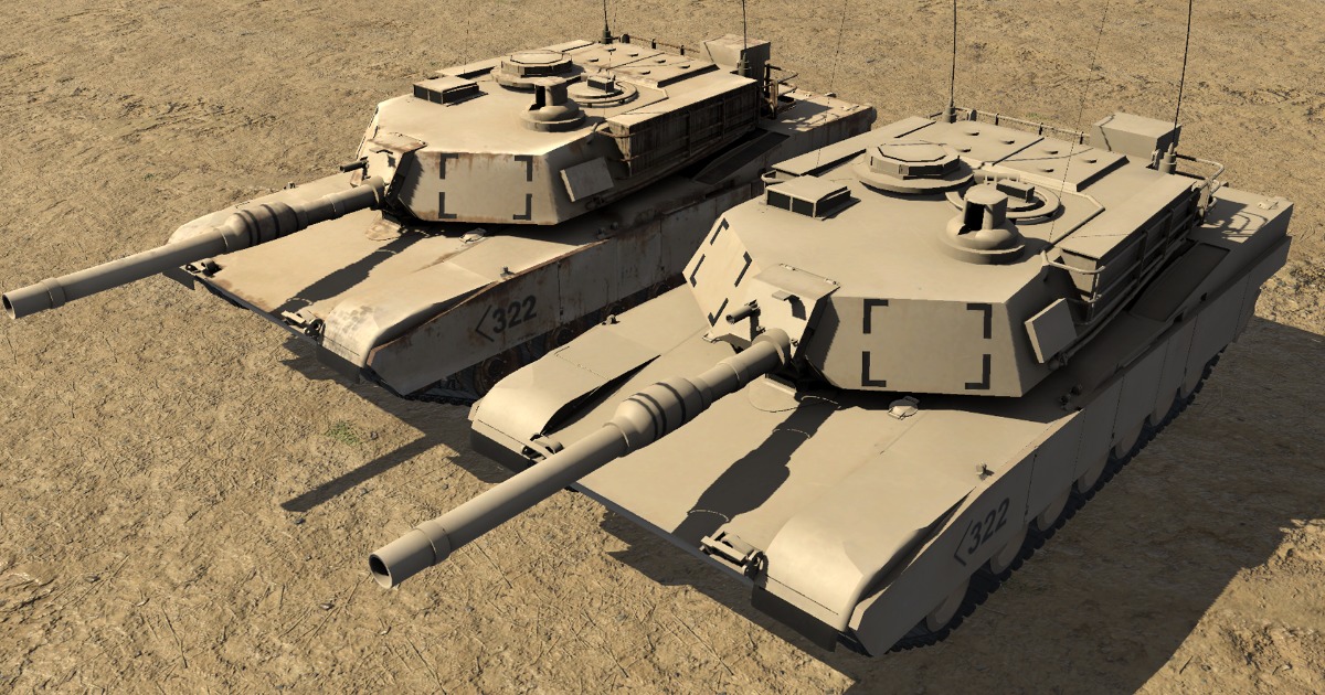 Tank : Abrams M1 | 3D Land | Unity Asset Store