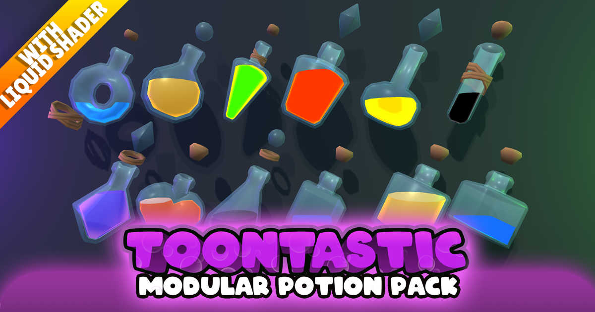 ToonTastic - Modular Potion Pack | 3D Props | Unity Asset Store