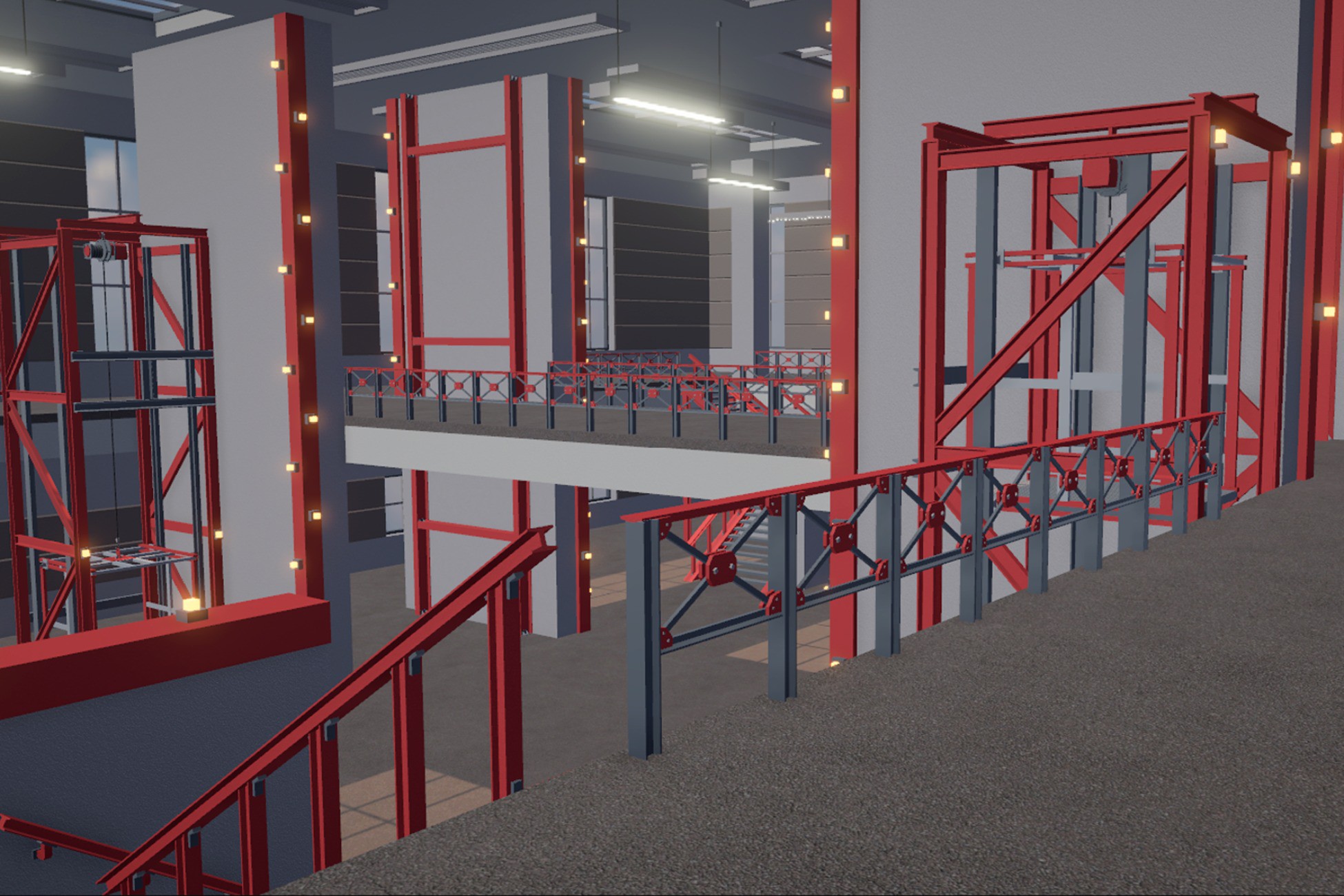 Modular Commercial Premises 01 | 3D Industrial | Unity Asset Store