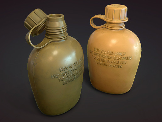 Tactical Water Bottle | 3D Props | Unity Asset Store