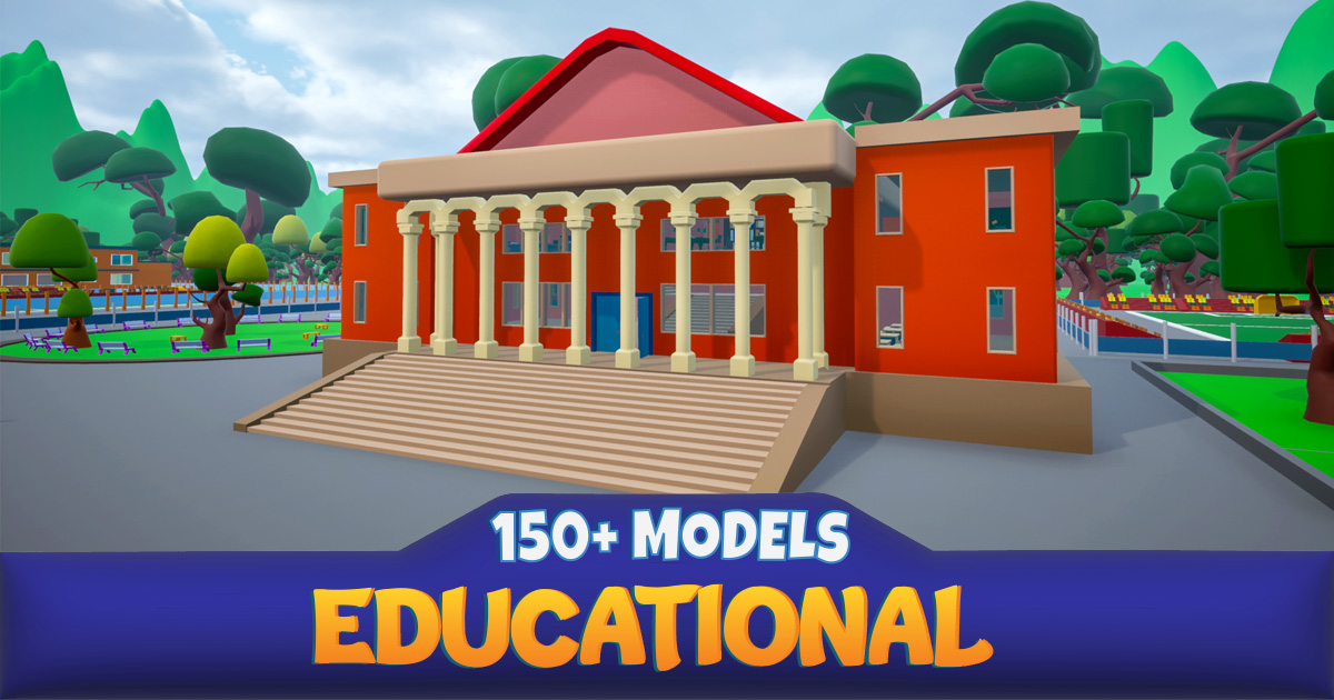 Educational Environment Pack v2.0 | 3D Urban | Unity Asset Store
