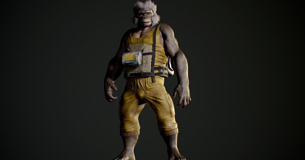 Crazy Monkey | 3D Humanoids | Unity Asset Store