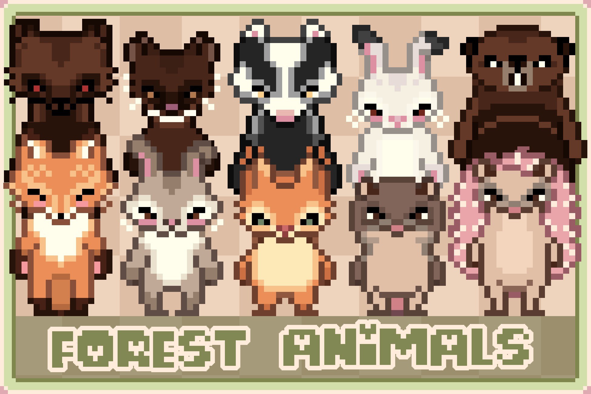 Forest Animals - 2D Animated Characters | 2D Characters | Unity Asset Store
