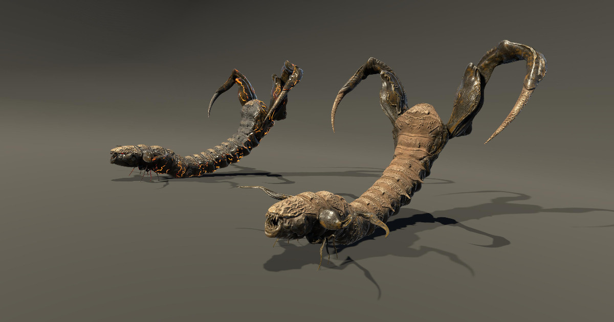 Worm 2 | 3D Creatures | Unity Asset Store
