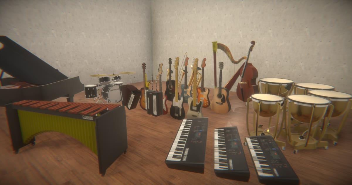 InstrumentsHD vol.1 | 3D Props | Unity Asset Store