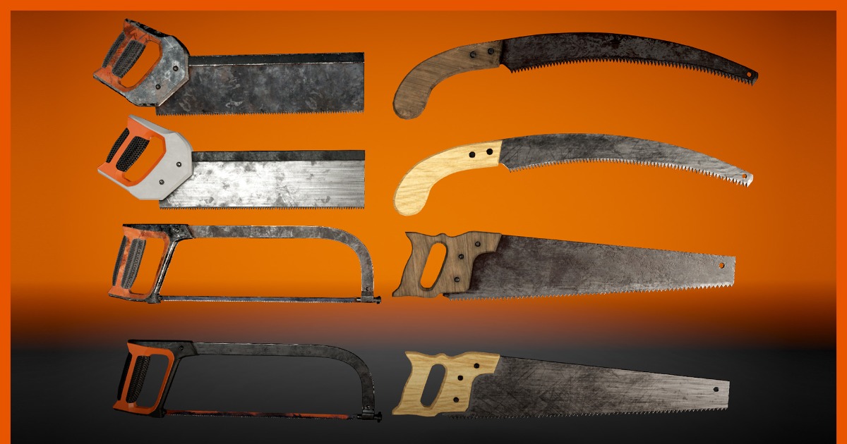 Saw Pack | 3D Tools | Unity Asset Store