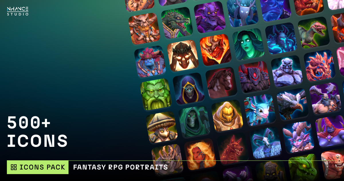 Fantasy RPG Portraits Pack #1 | 2D Icons | Unity Asset Store