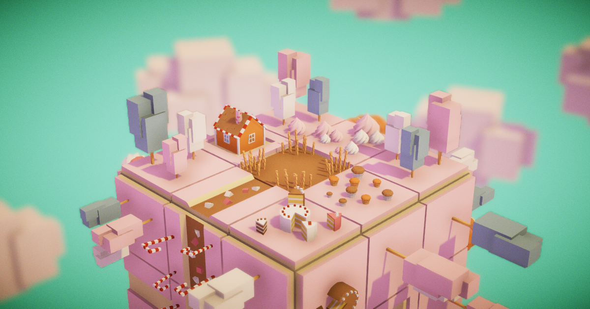 Low poly Candyland environment package | 3D Environments | Unity Asset ...