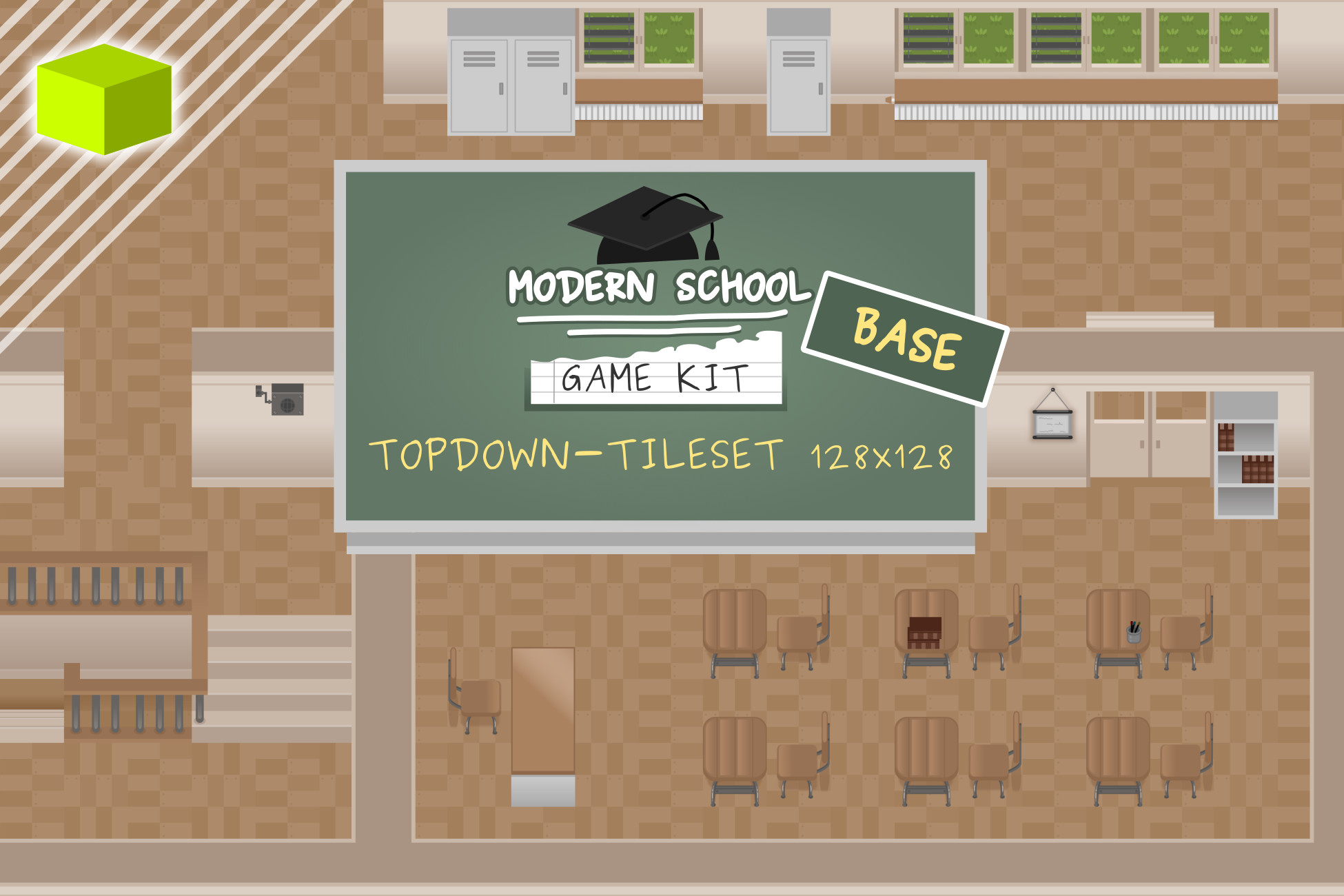 Modern School - Game Kit - Base Tileset | 2D Environments | Unity Asset ...
