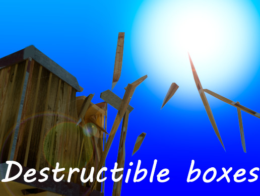 Destructible boxes BLG | 3D 산업도구 | Unity Asset Store