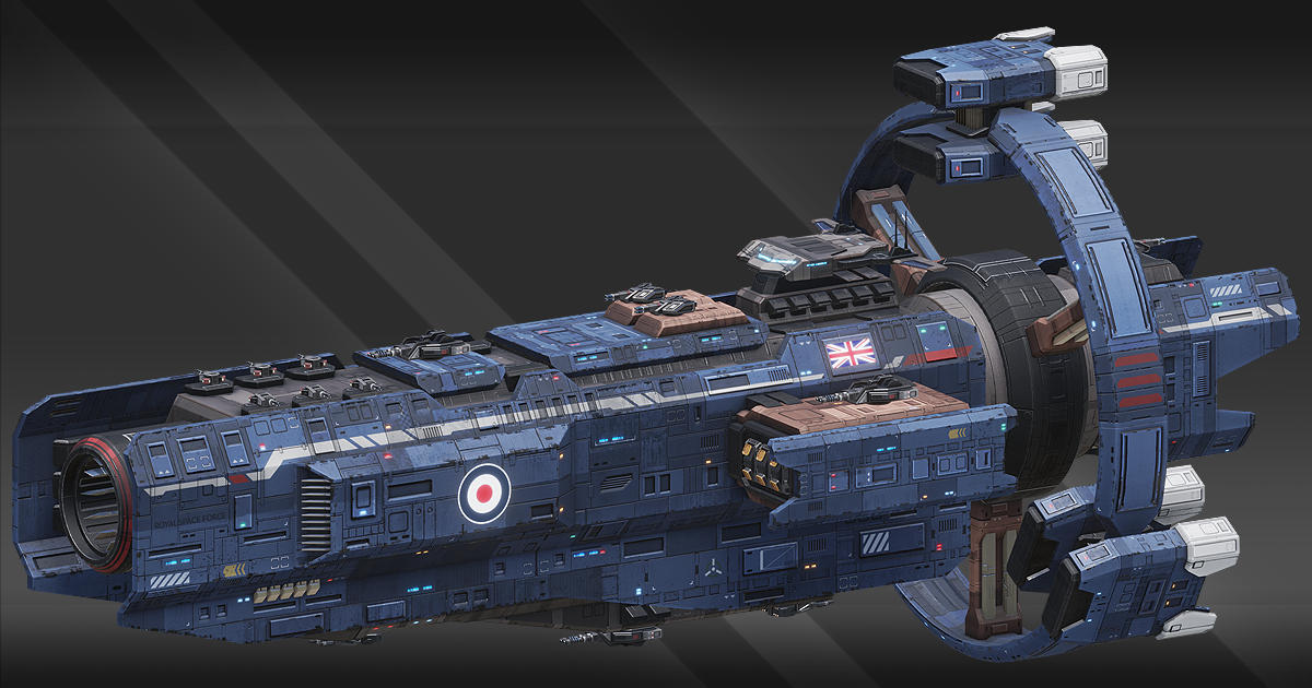 Spaceship RSF Trafalgar Class Cruiser | 3D Space | Unity Asset Store
