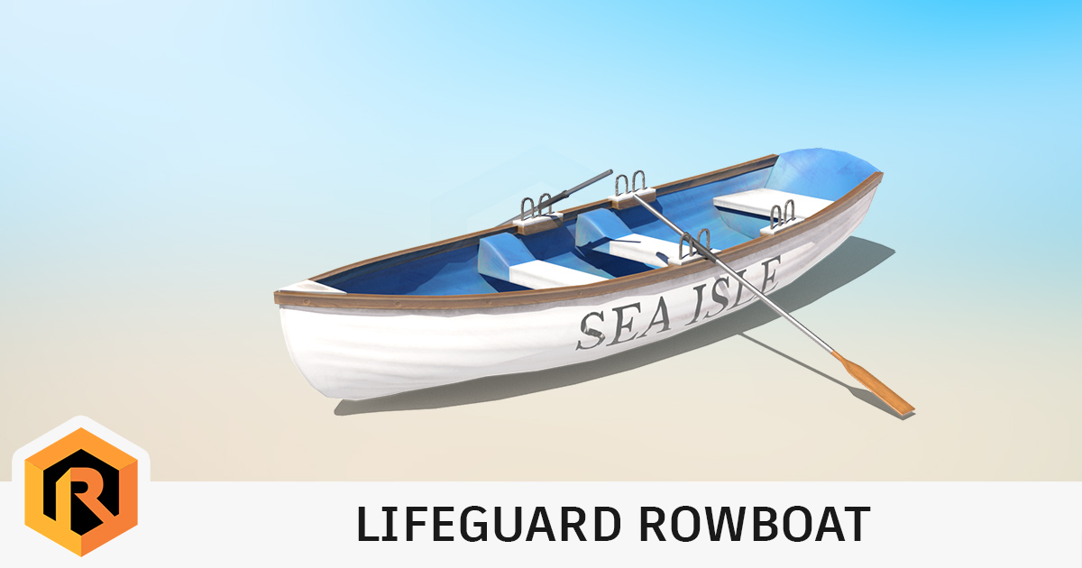 Boat With Oars | 3D Sea | Unity Asset Store