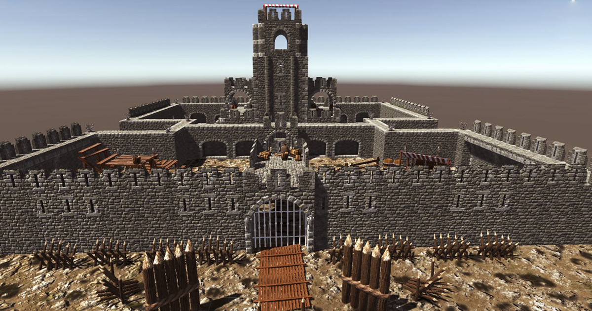 Castle Walls & Props [66 Prefabs] [PBR] [Optimized] | 3D Historic ...