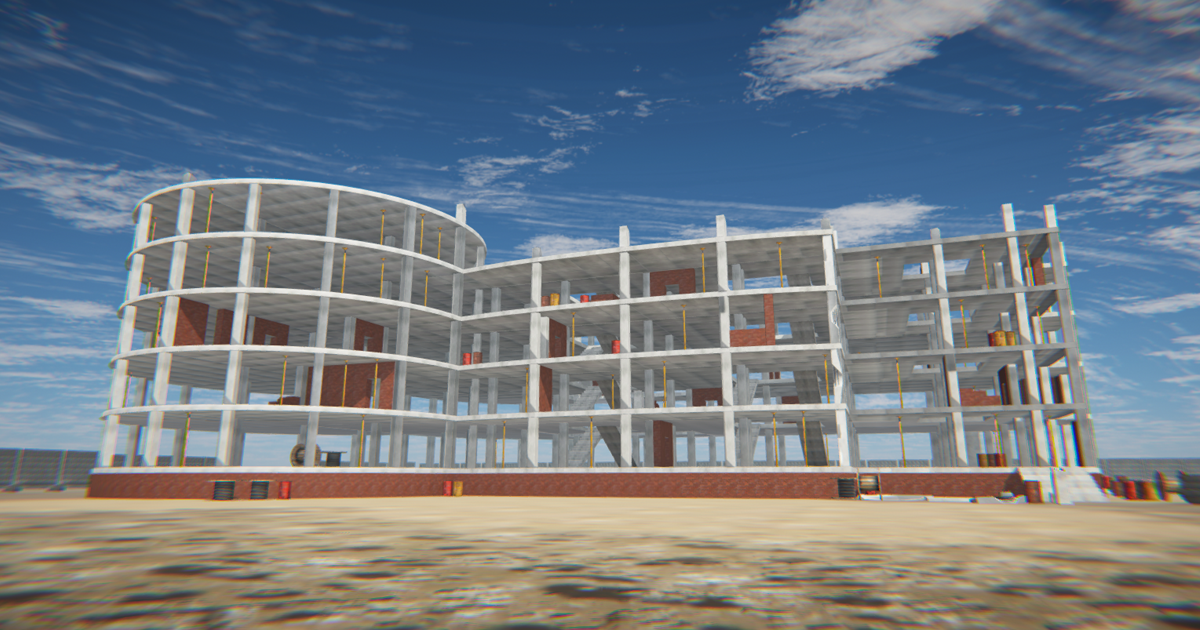 House construction - modular building | 3D Urban | Unity Asset Store